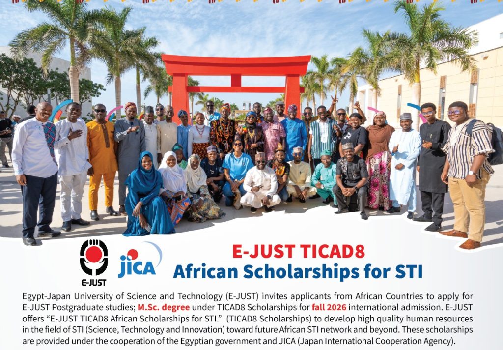 Egypt-Japan University of Science and Technology (E-JUST) African ...